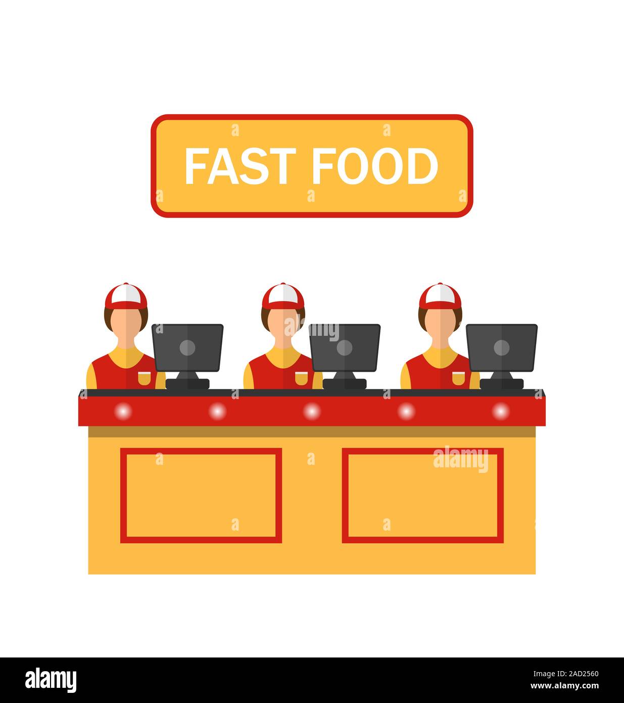 Cashiers Cut Out Stock Images & Pictures - Alamy