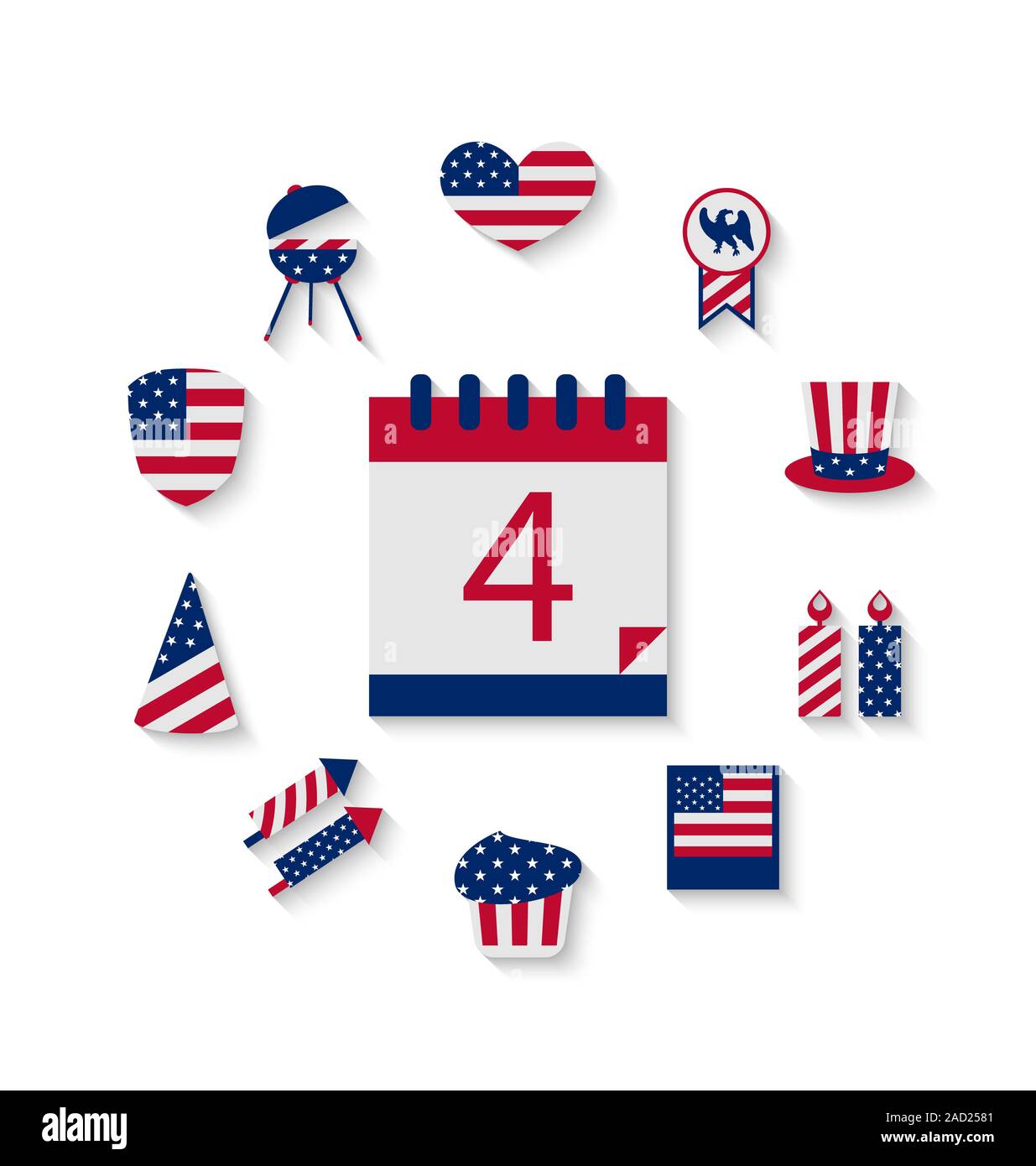 Color stars set icons Cut Out Stock Images & Pictures - Alamy