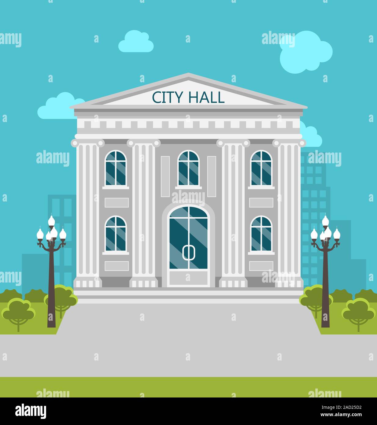 Municipal Building, City Hall, the Government, the Court Stock Photo ...