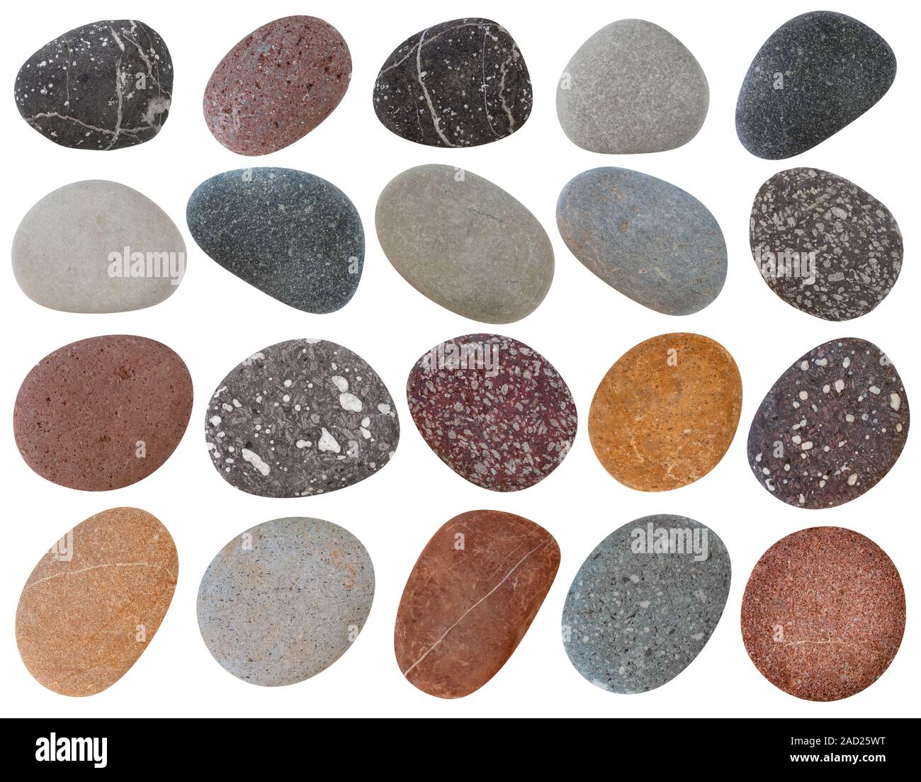 Colorful black rock on Cut Out Stock Images & Pictures - Alamy