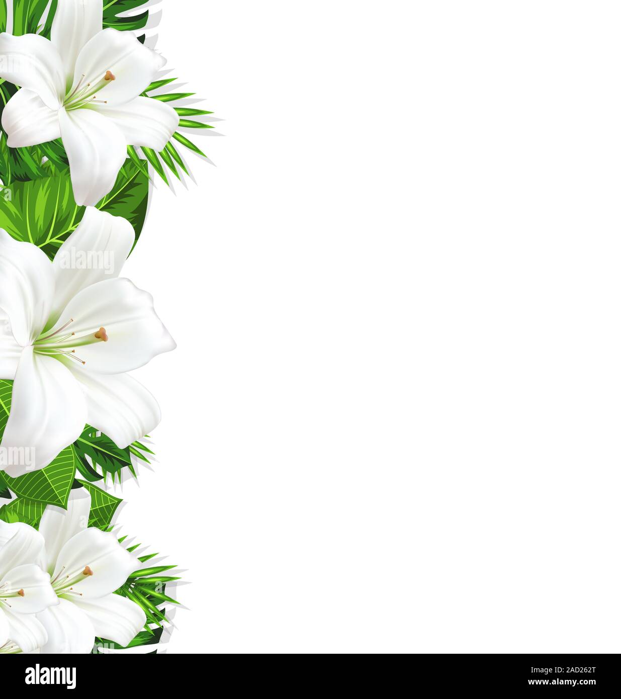 Easter Lily Border