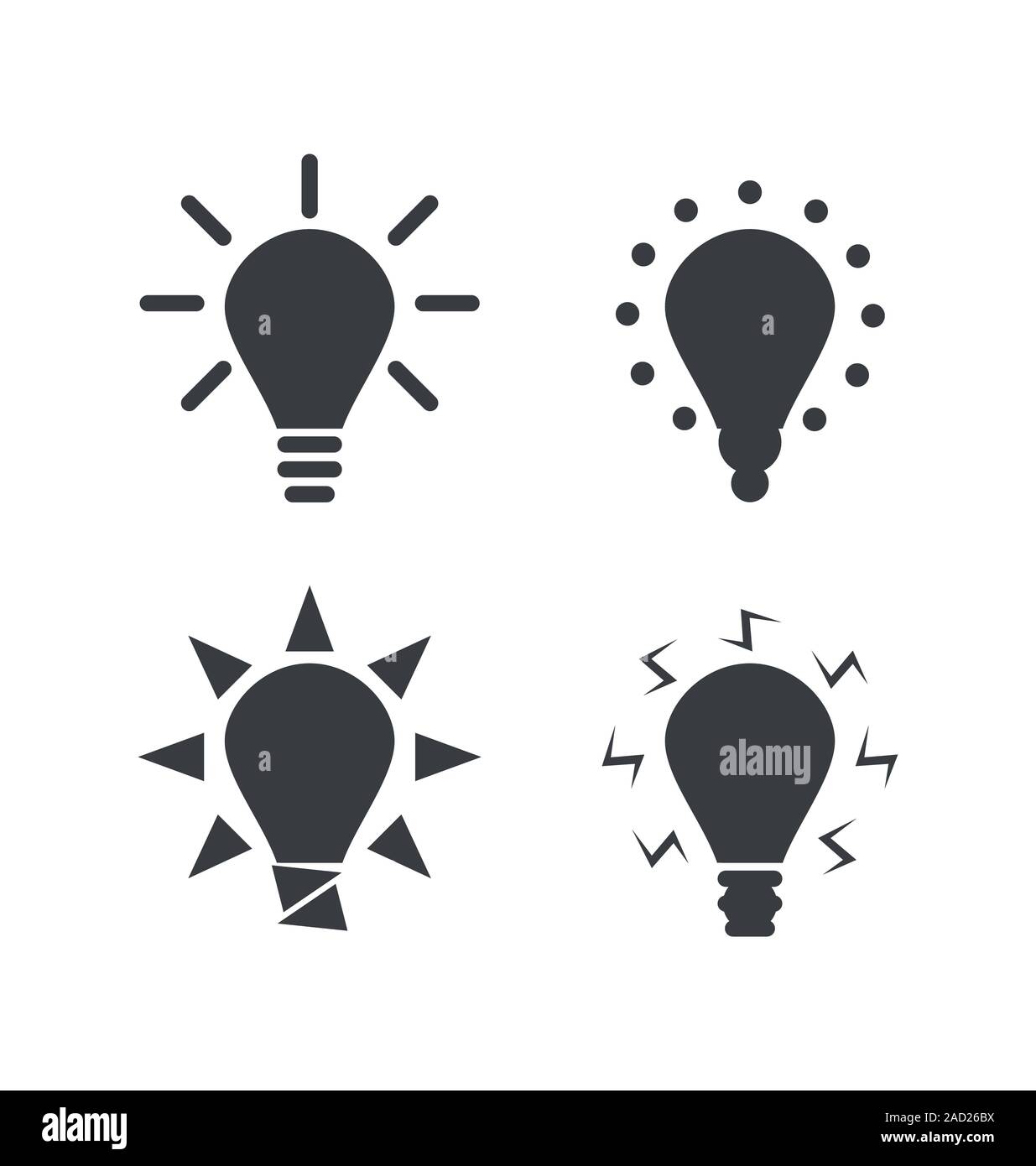 Icon process of generating ideas to solve problems, birth of the ...