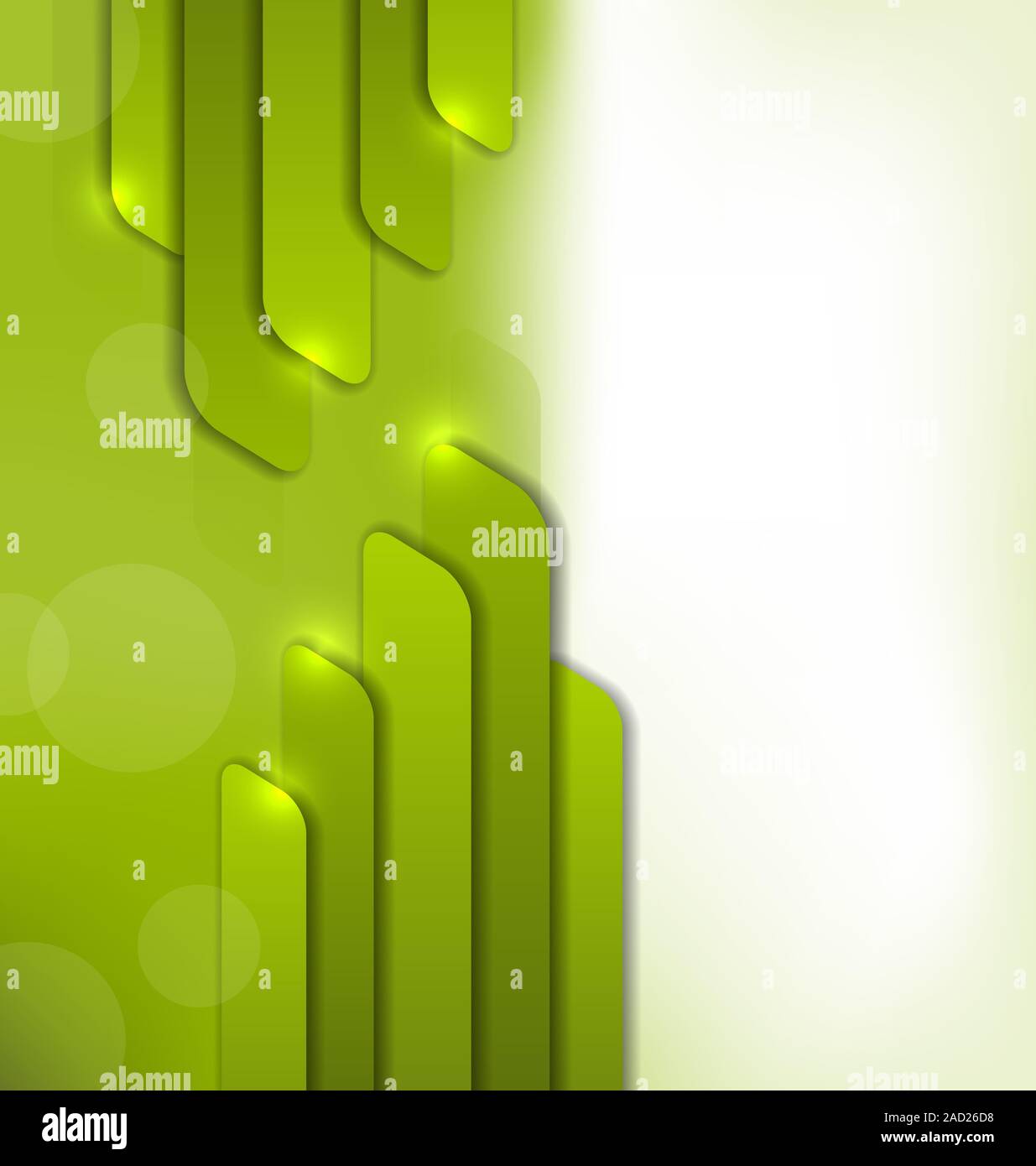 Abstract green background, trendy colorful card Stock Photo - Alamy