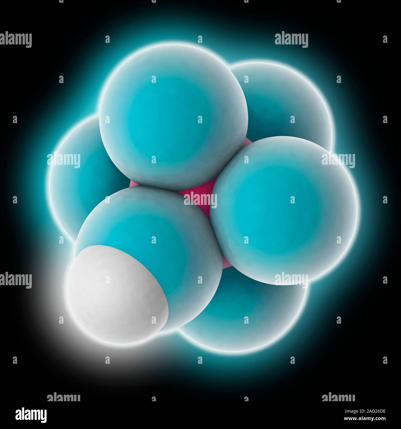 Fluoroantimonic acid. Molecular model of the superacid fluoroantimonic ...