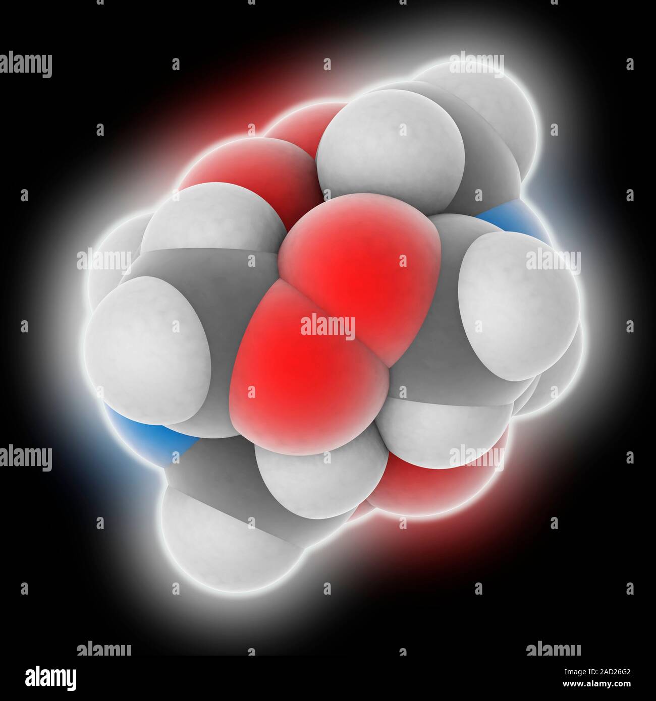 HMTD explosive. Molecular model of the explosive hexamethylene ...
