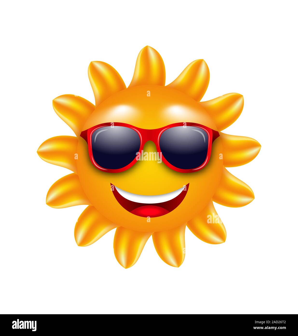 Cute sun face Cut Out Stock Images & Pictures - Alamy