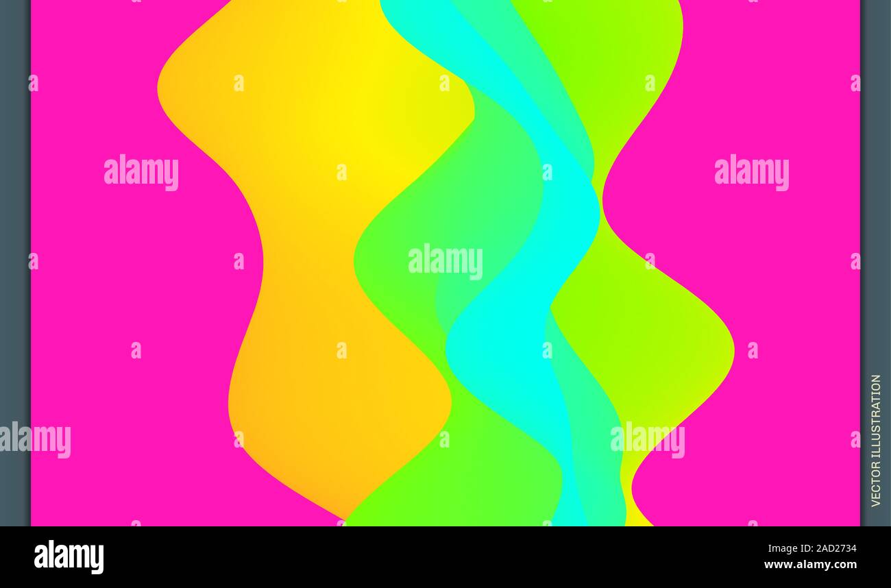 Colorful abstract background. Dynamic effect. Futuristic technology ...