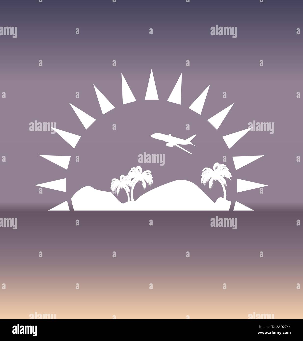 Old summer holiday poster hi-res stock photography and images - Alamy