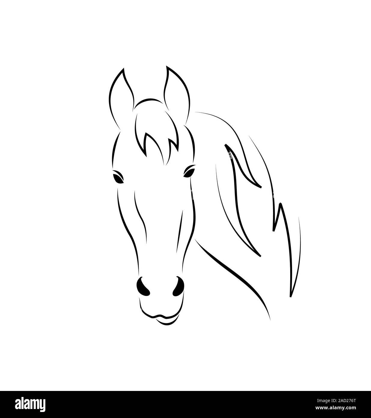 Horses Outline
