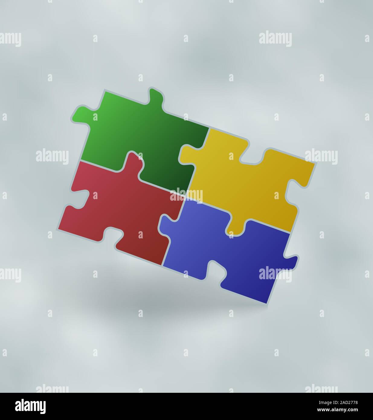 Colorful puzzle pieces hi-res stock photography and images - Alamy
