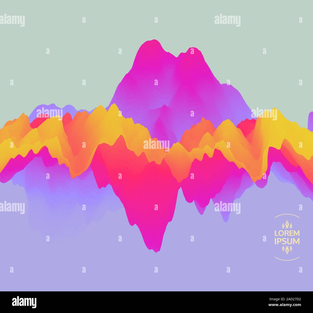 Colorful abstract background. Dynamic effect. Futuristic technology ...