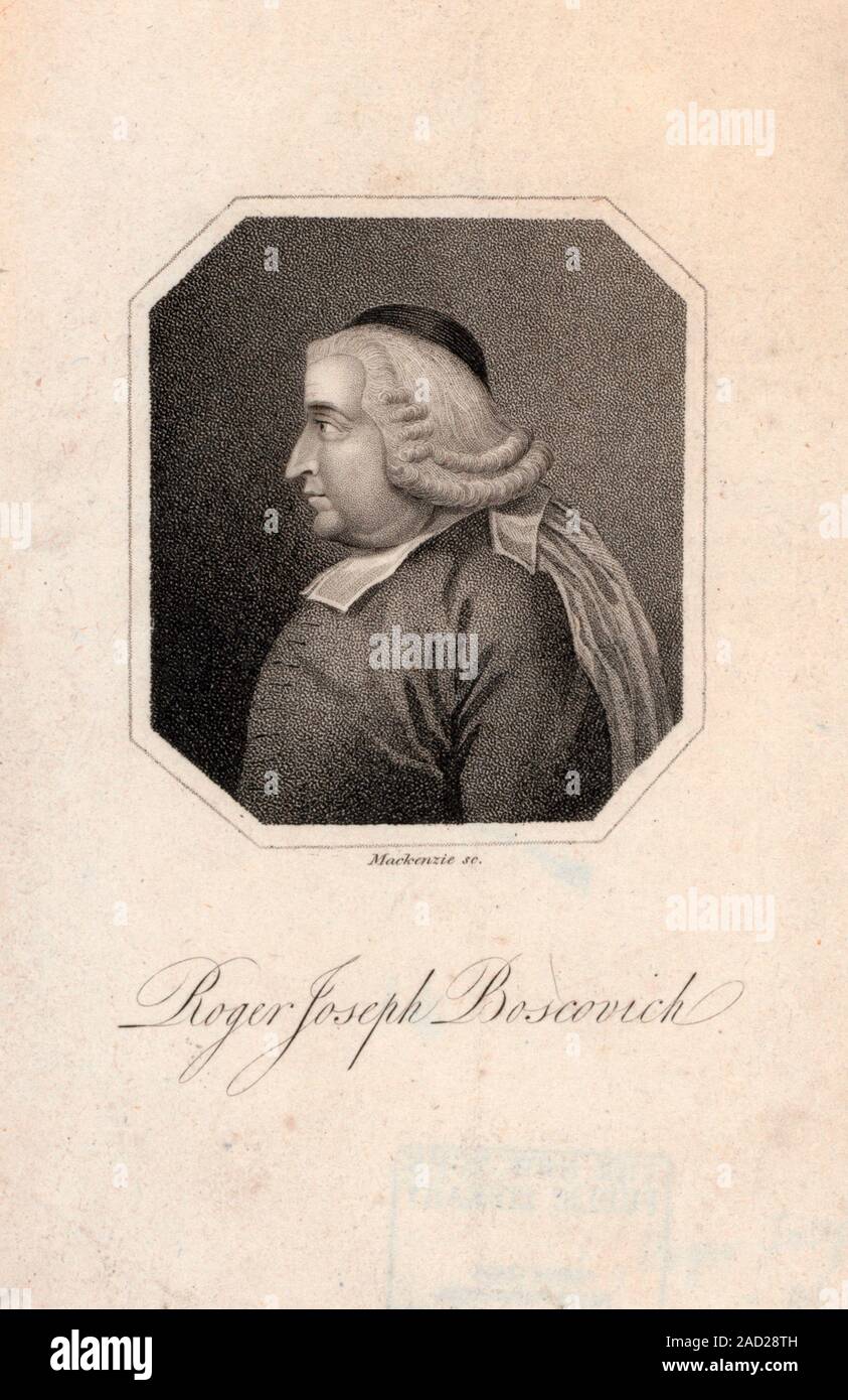 Roger Joseph Boscovich (1711 - 1787), Croatian physicist, astronomer ...