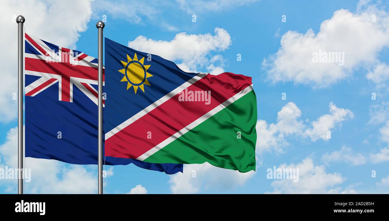 Namibia new zealand flag hi-res stock photography and images - Alamy