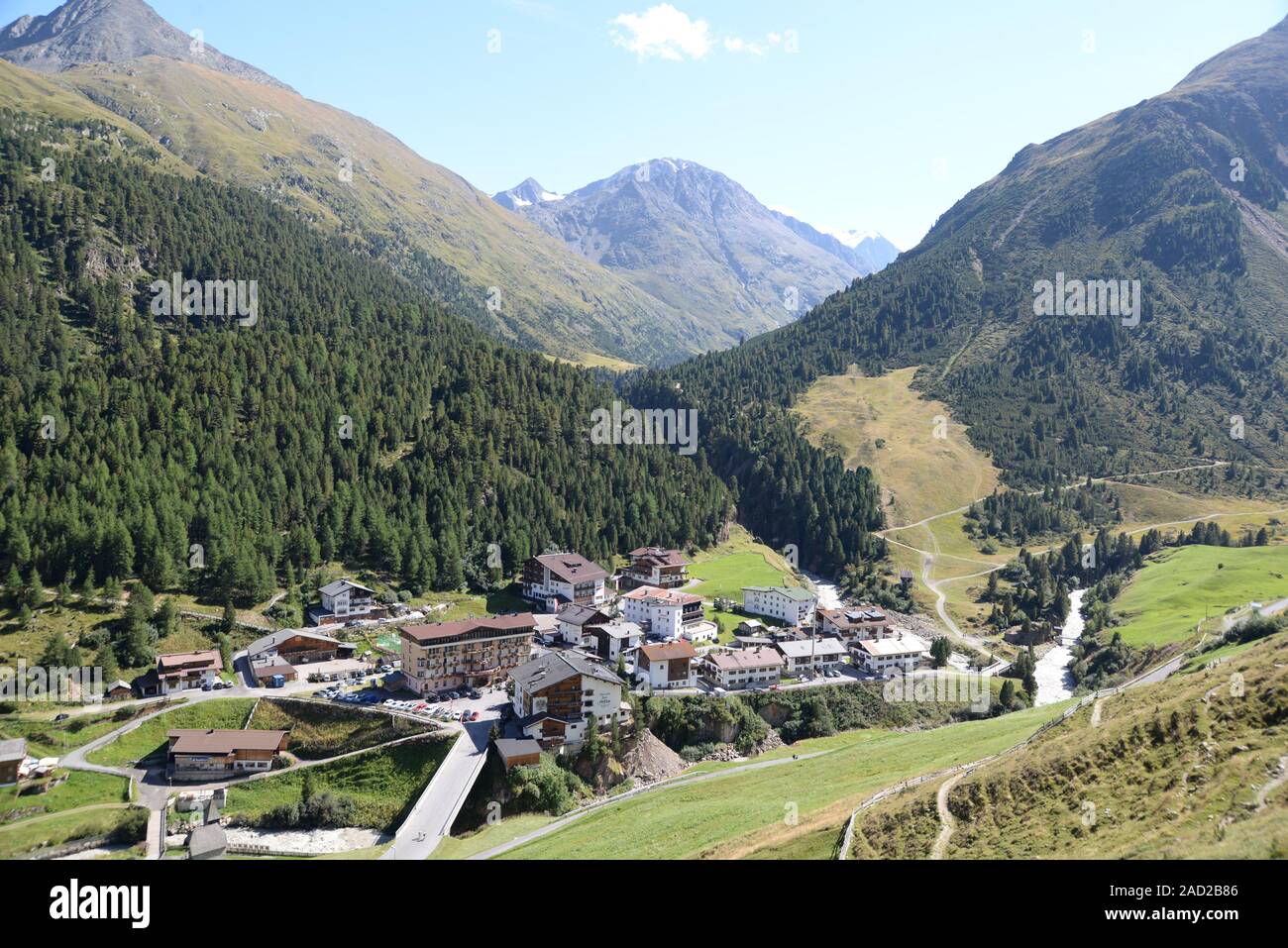Vent in the Ötztal valley Stock Photo - Alamy