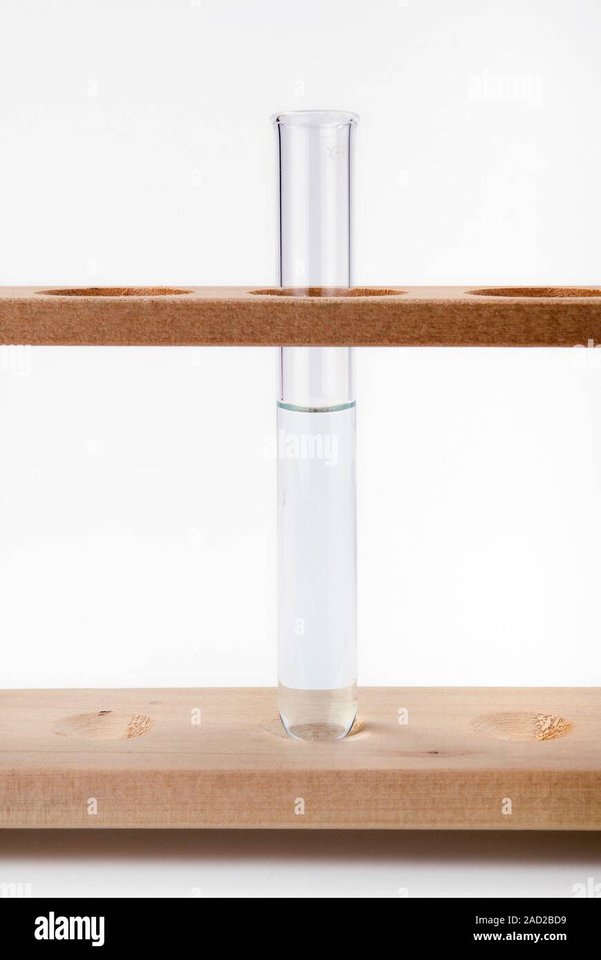 Chromium in dilute acid. Image showing the pale blue colour of the Cr2 ...
