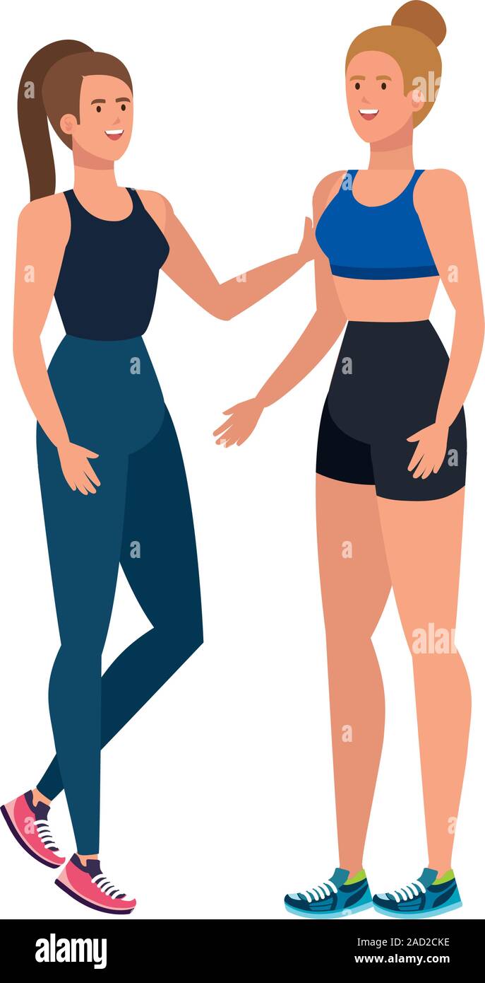 young women athlete avatar character Stock Vector Image & Art - Alamy