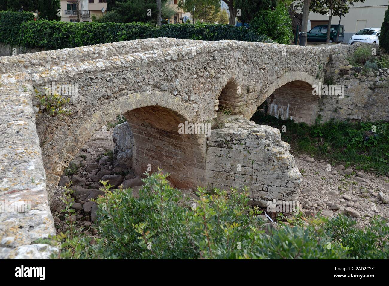Roman bridge pollenca mallorca hi-res stock photography and images - Alamy