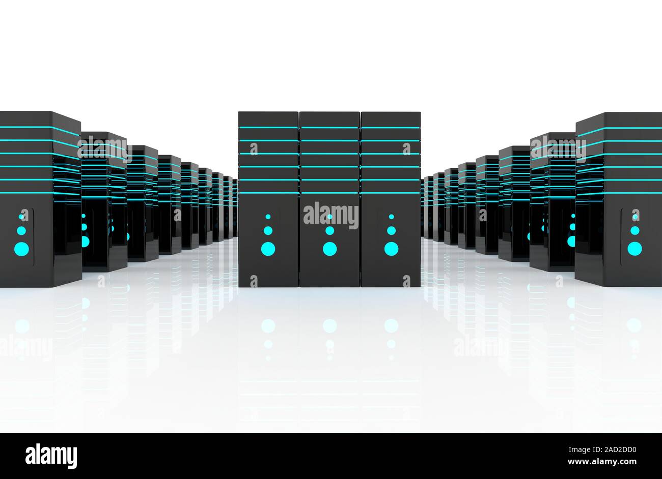 3d modern black servers hi-res stock photography and images - Alamy
