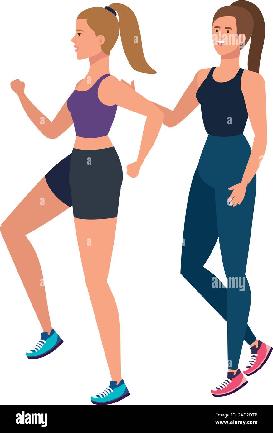 young women athlete avatar character Stock Vector Image & Art - Alamy