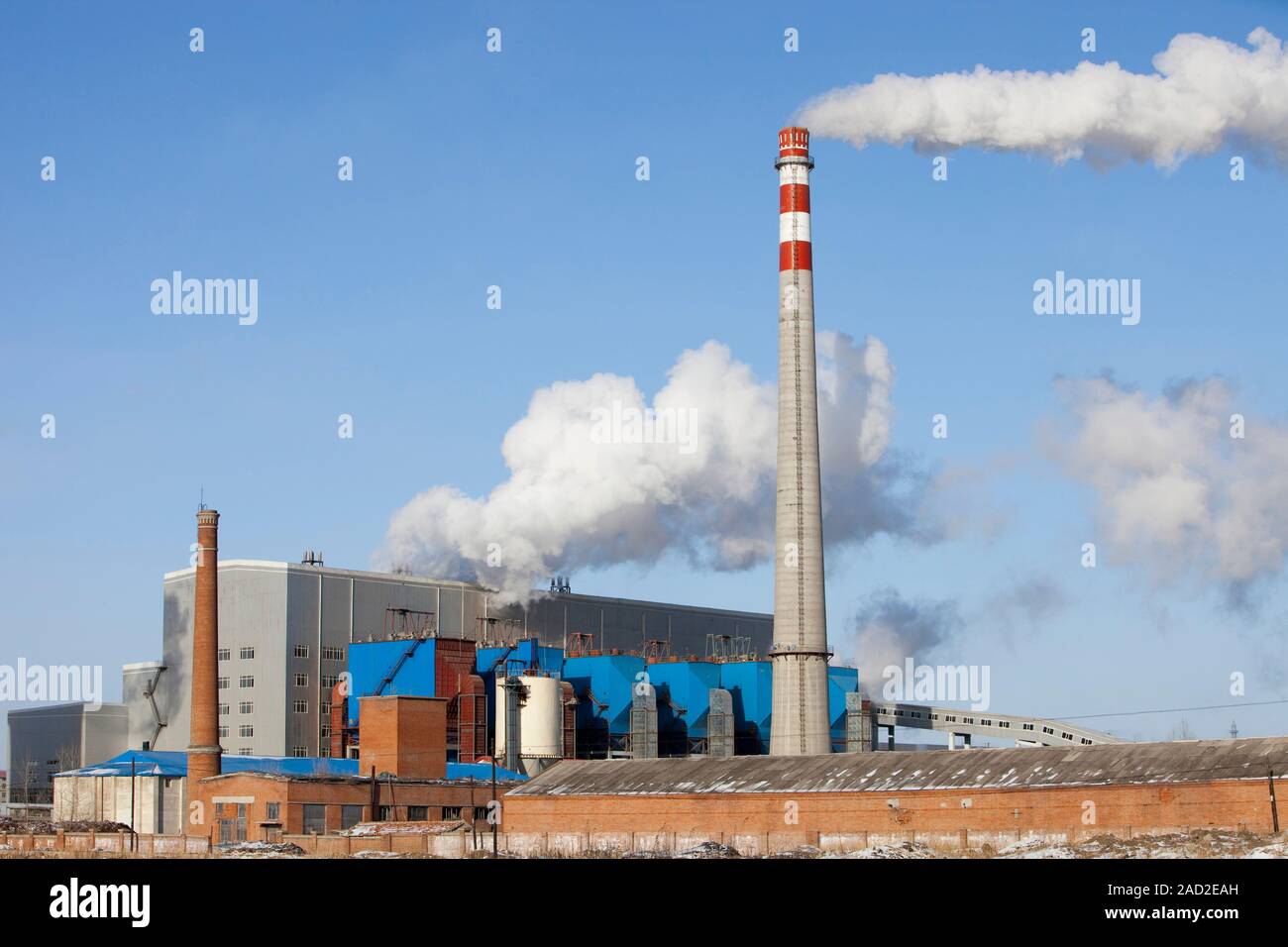 This coal fired power station is in Suihua, Heilongjiang Province. In ...