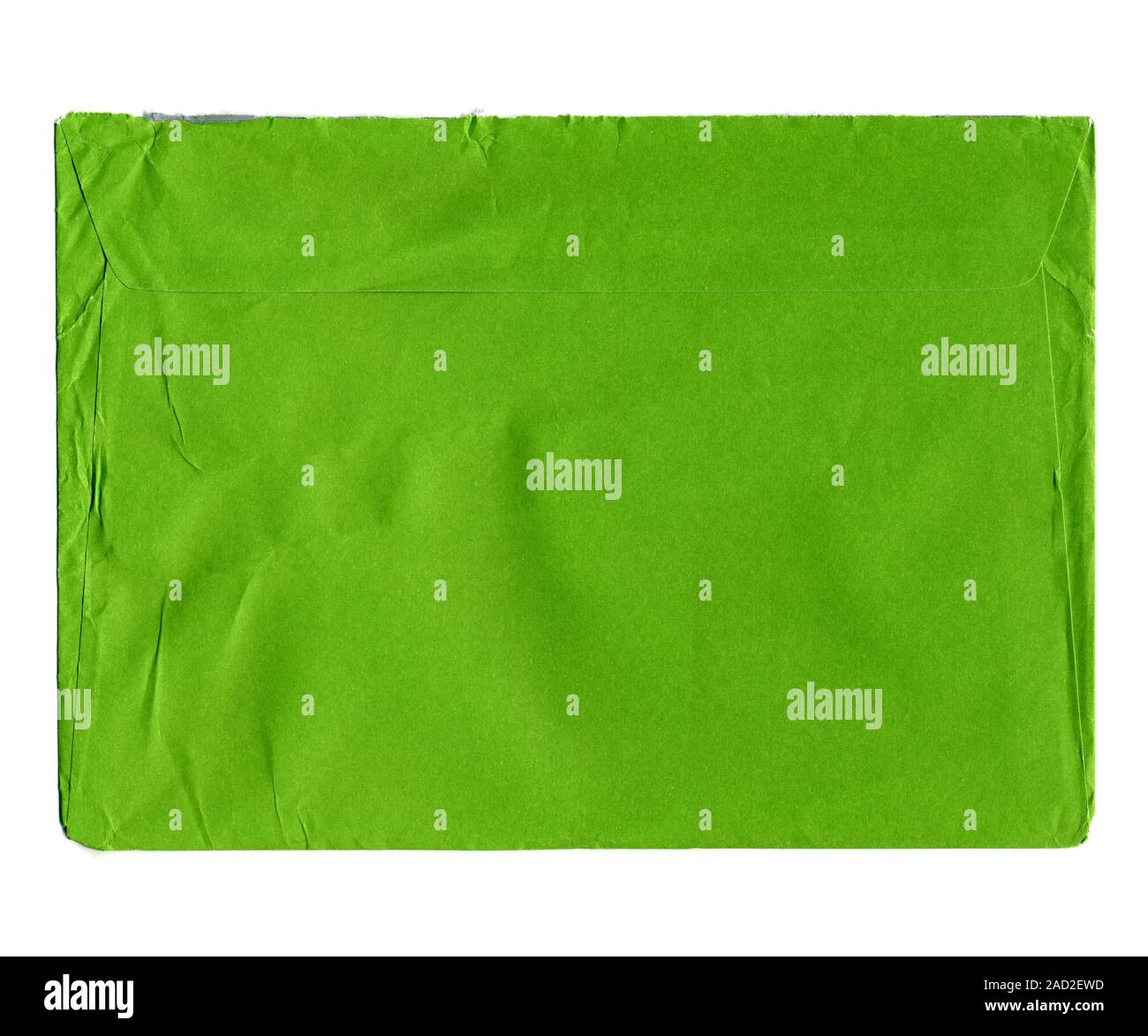 Green letter envelope Stock Photo - Alamy