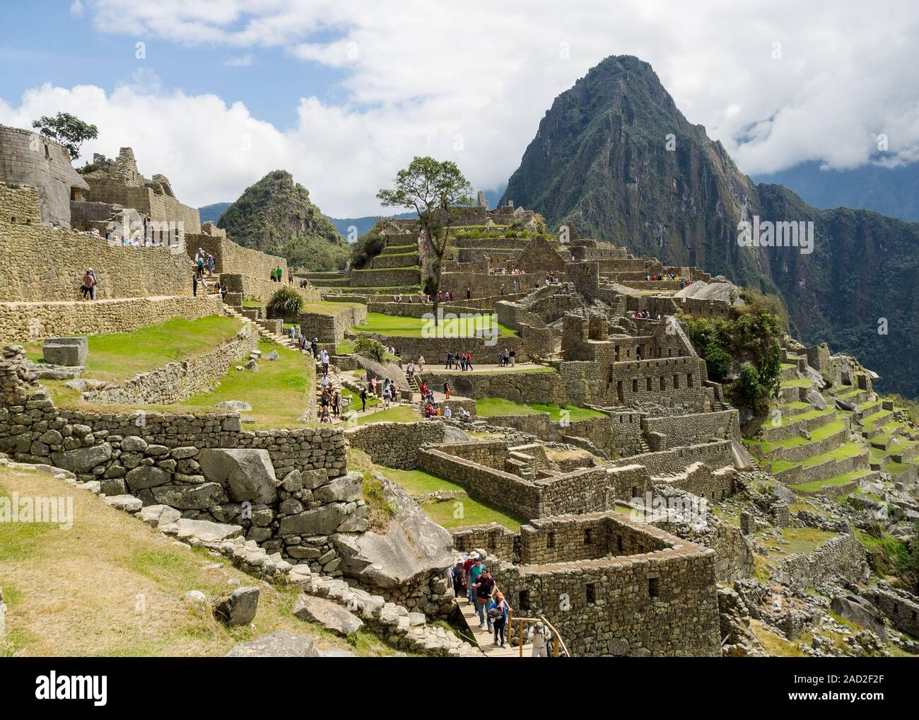 Machu Picchu is an Incan citadel set high in the Andes Mountains in ...
