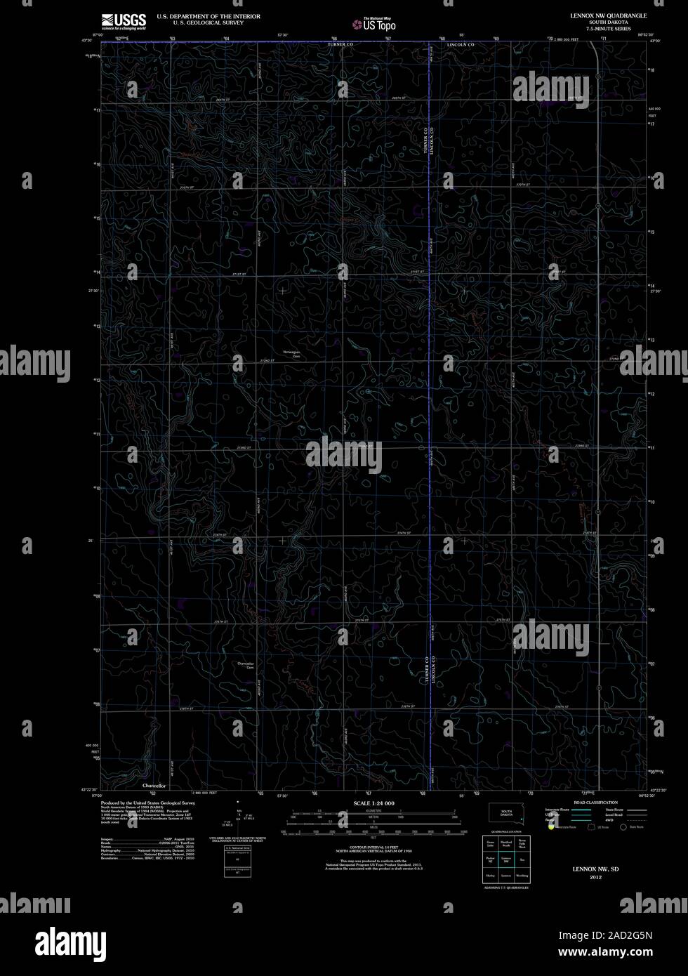Lennox map hi-res stock photography and images - Alamy