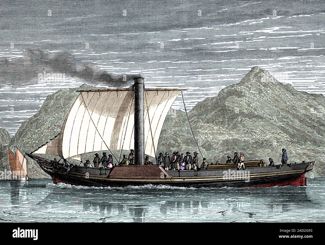 The first commercially successful steamboat service in Europe began in ...