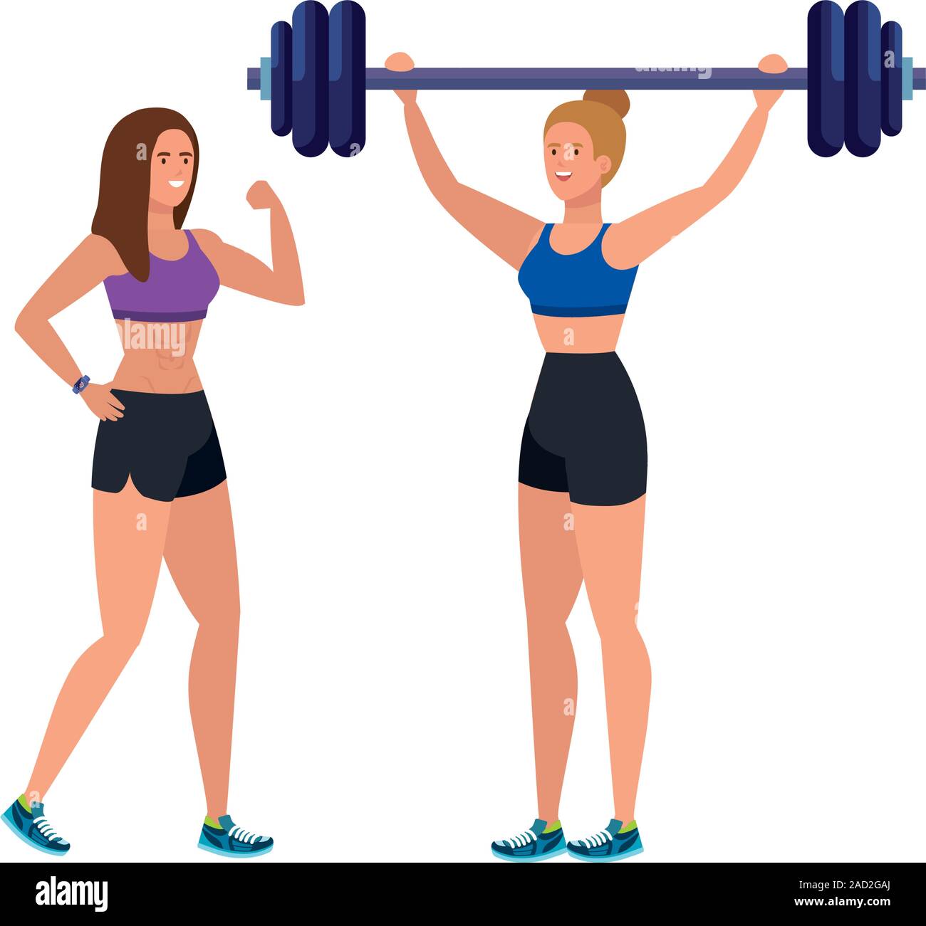 young women athlete avatar character Stock Vector Image & Art - Alamy