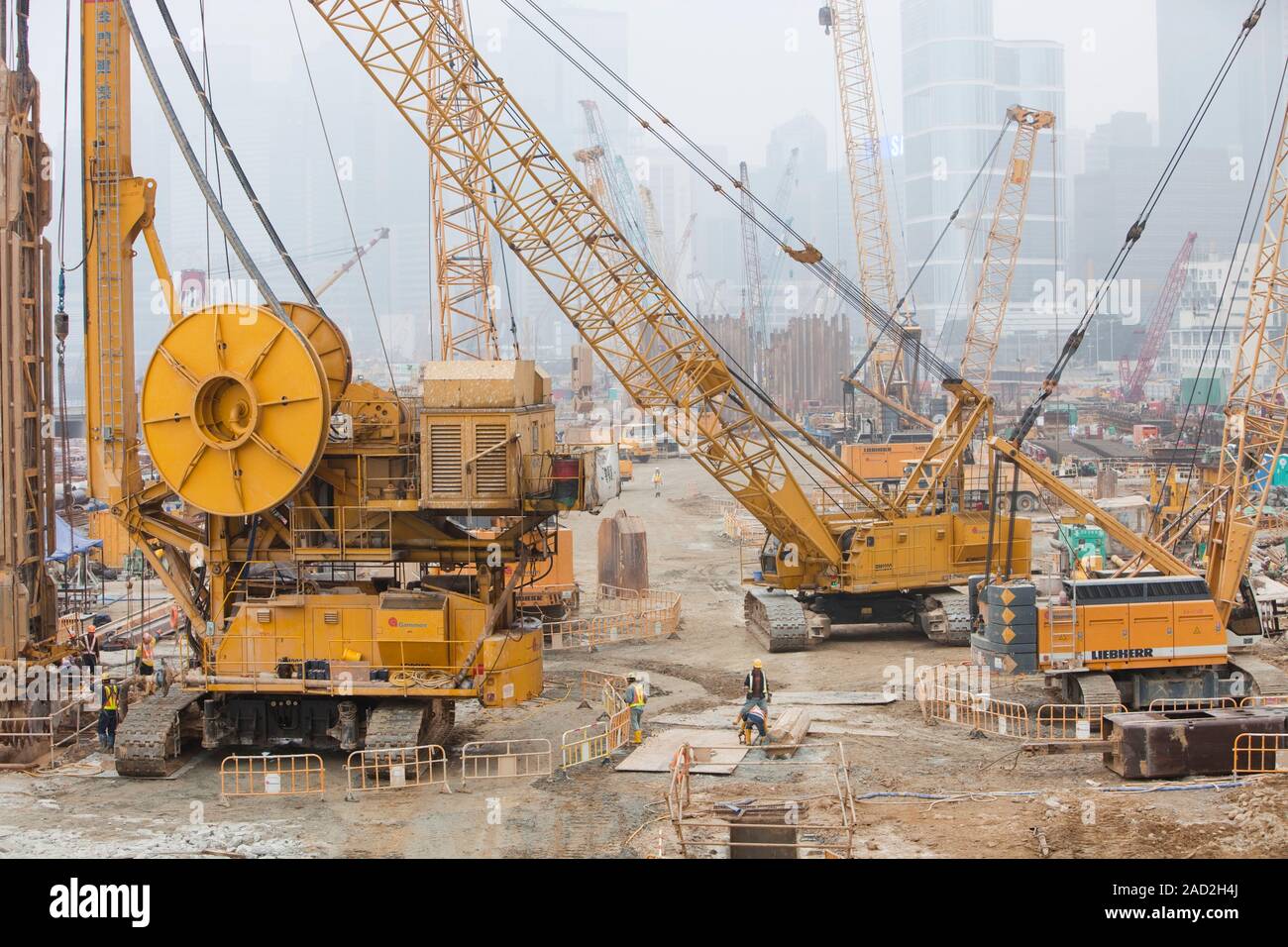A construction site in Hong Kong, China Stock Photo - Alamy