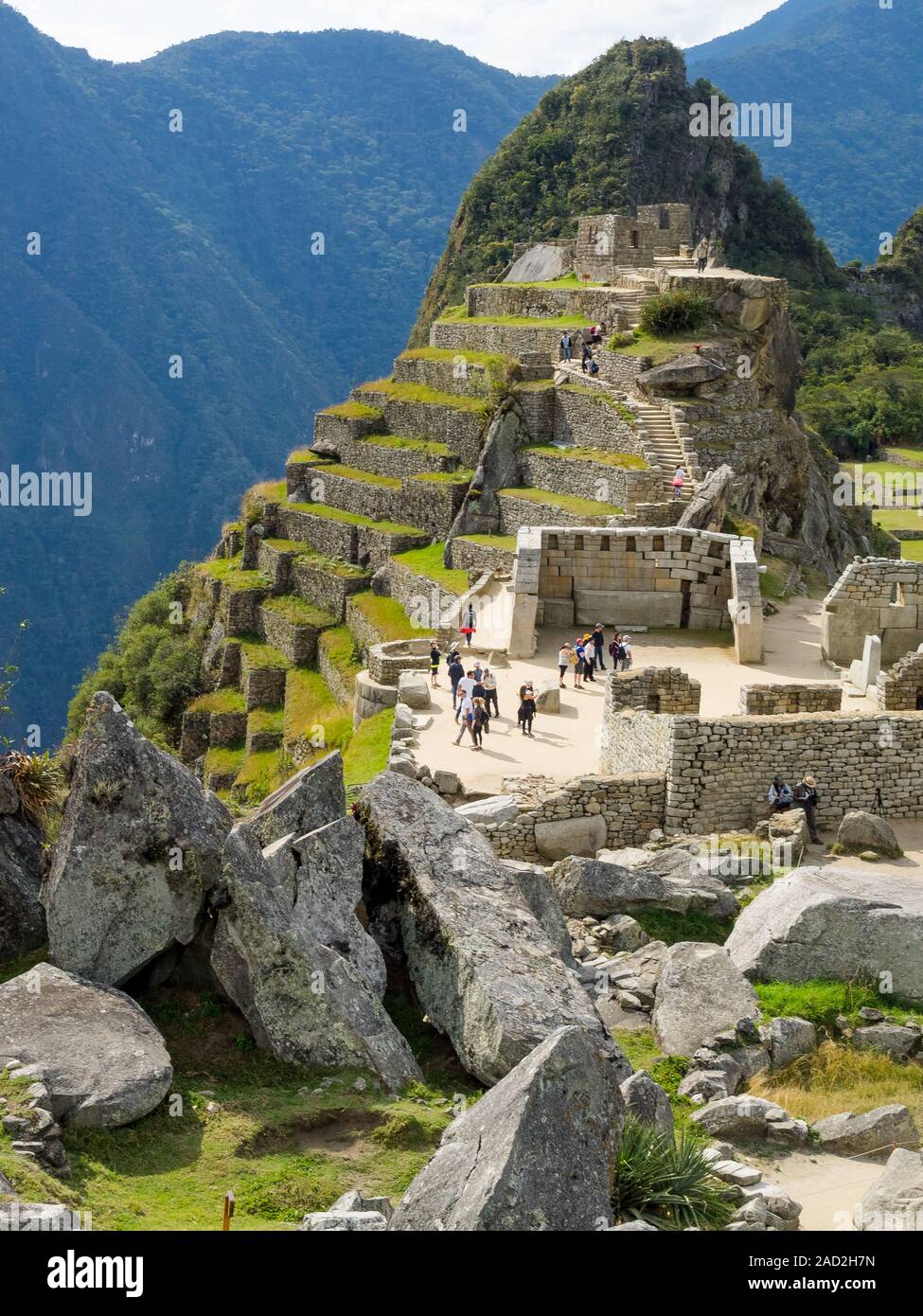 Machu Picchu is an Incan citadel set high in the Andes Mountains in ...