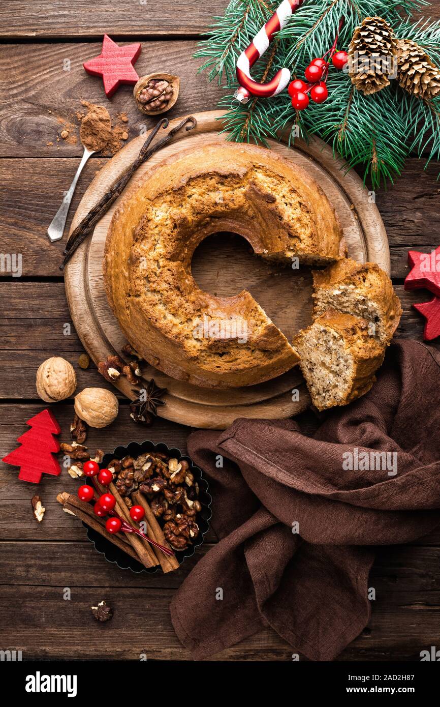 Christmas pastry, cake Stock Photo - Alamy