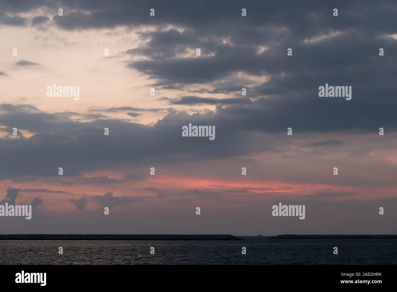 Dramatic Sunrise and Sunset in cloudy sky, Nature cloudy background ...