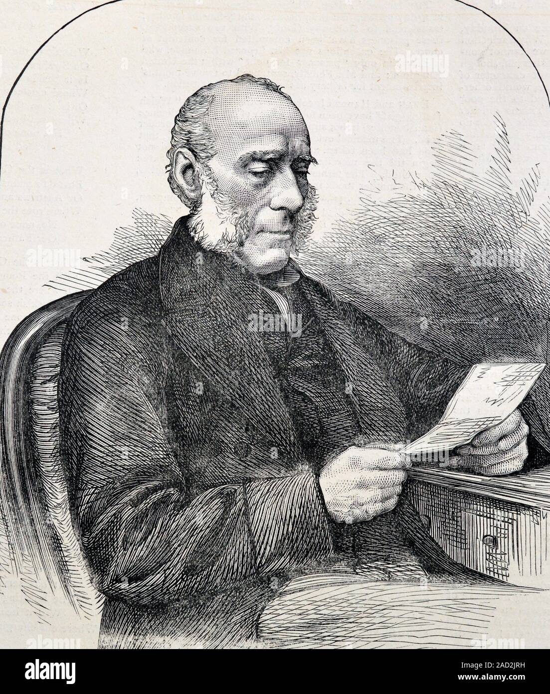 Engraving of the late Sir James Clark, 1st Baronet (1788 - 1870) a ...