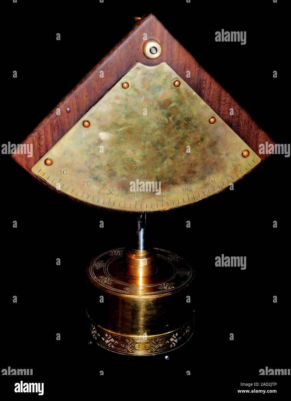 Quadrant, an ancient tool. Islamic astronomers greatly improved the ...