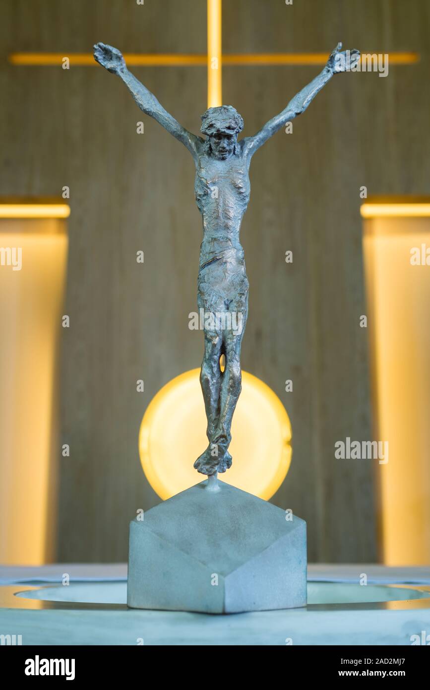 Statue Crucifixion Christ In Church High Resolution Stock Photography and Images - Alamy
