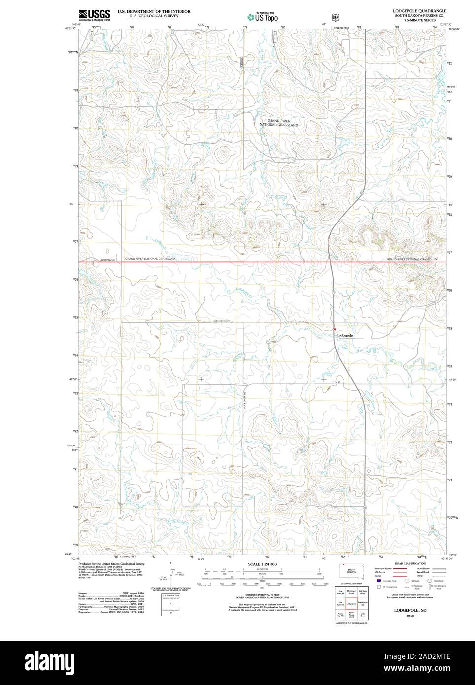 Map of lodgepole hi-res stock photography and images - Alamy