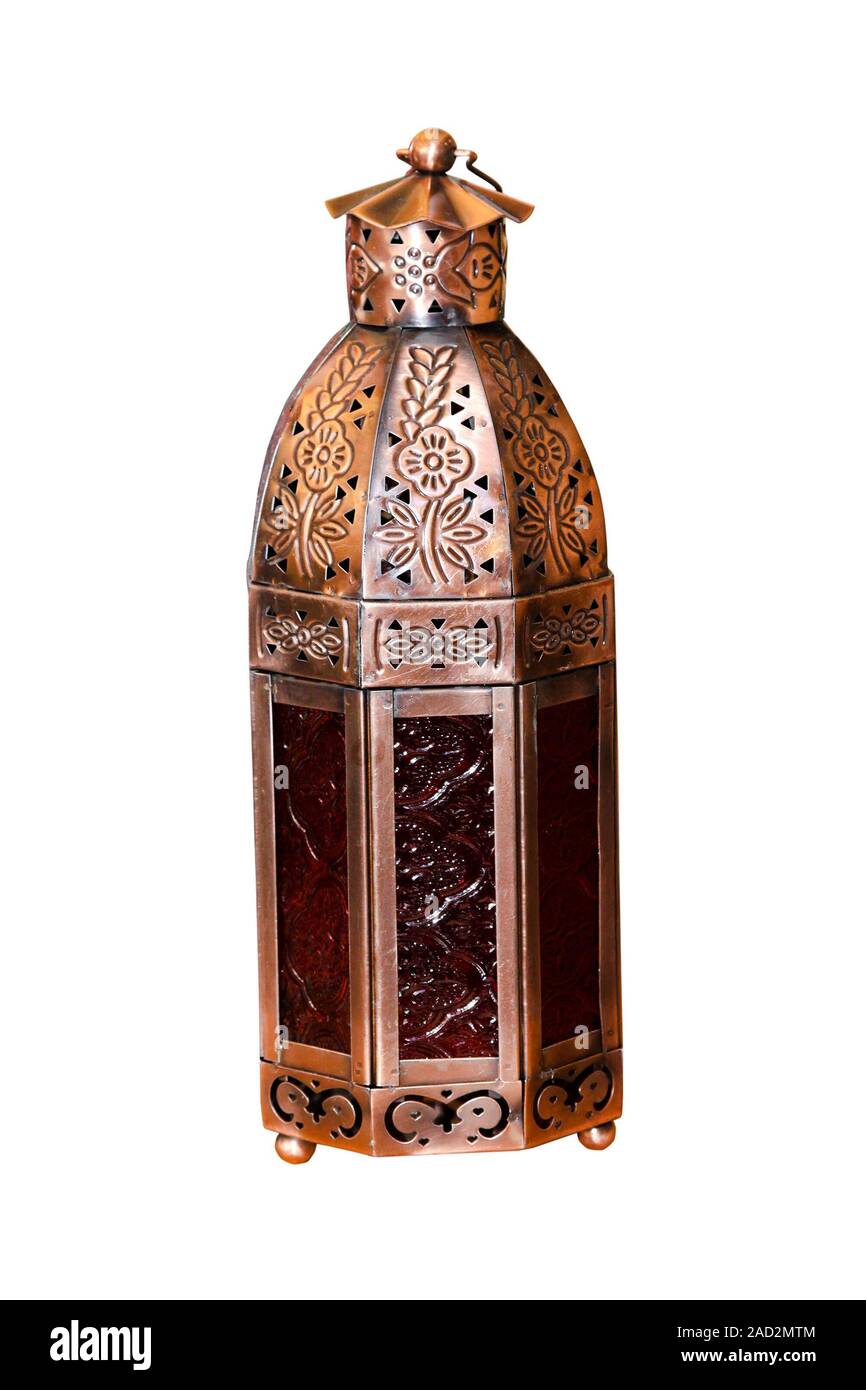 Antique decorative lantern isolated with clipping path included Stock ...
