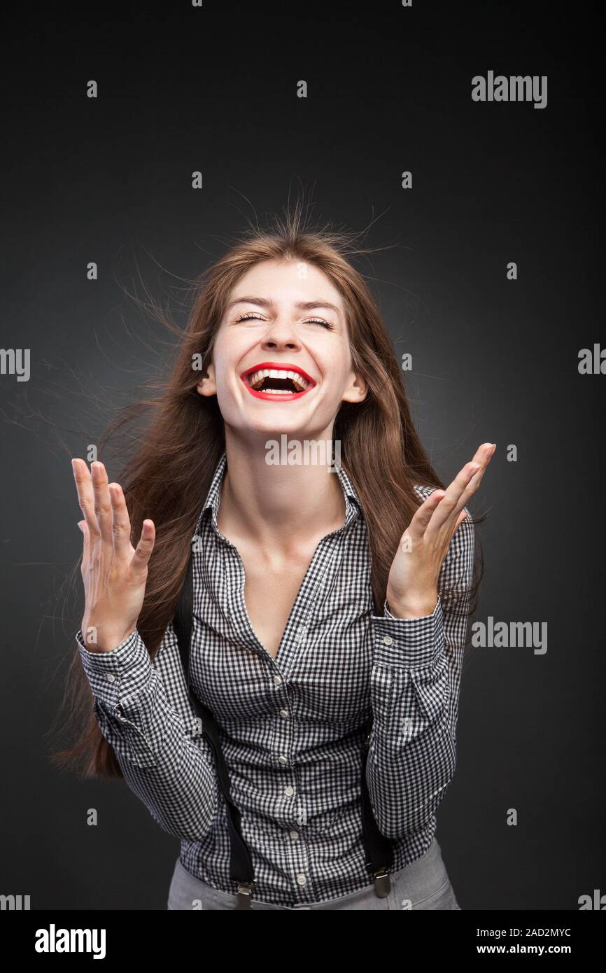 Wind in the face hi-res stock photography and images - Alamy