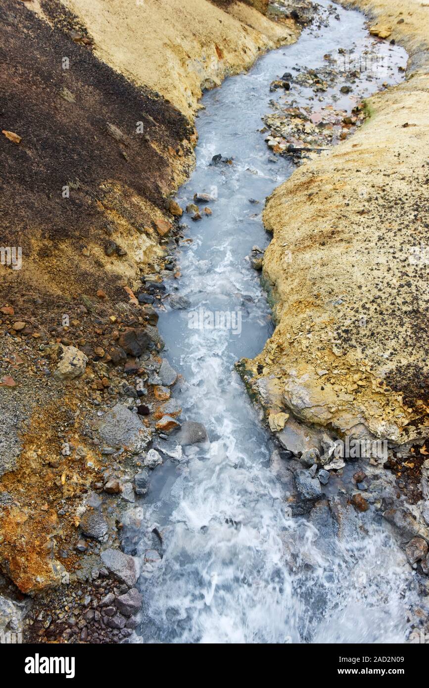 Meltwater stream. Photographed in Iceland Stock Photo - Alamy