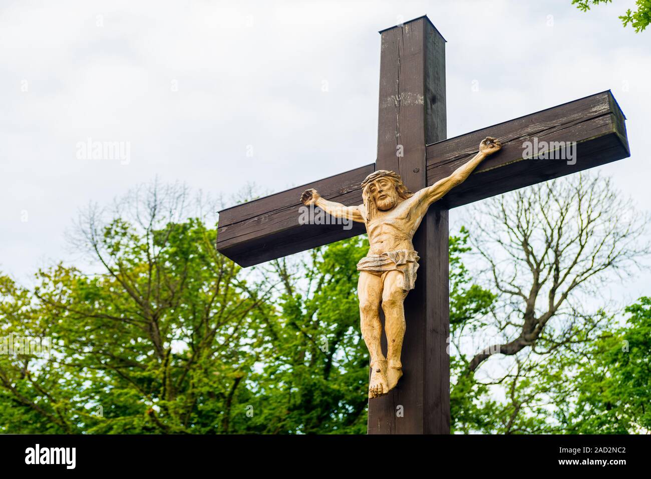 Jesus christ hanging on cross hi-res stock photography and images - Alamy