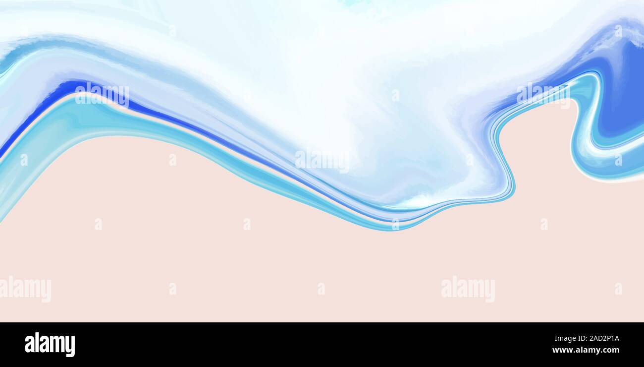 Vector abstract marble texture, Fluid design backgrounds blue color ...