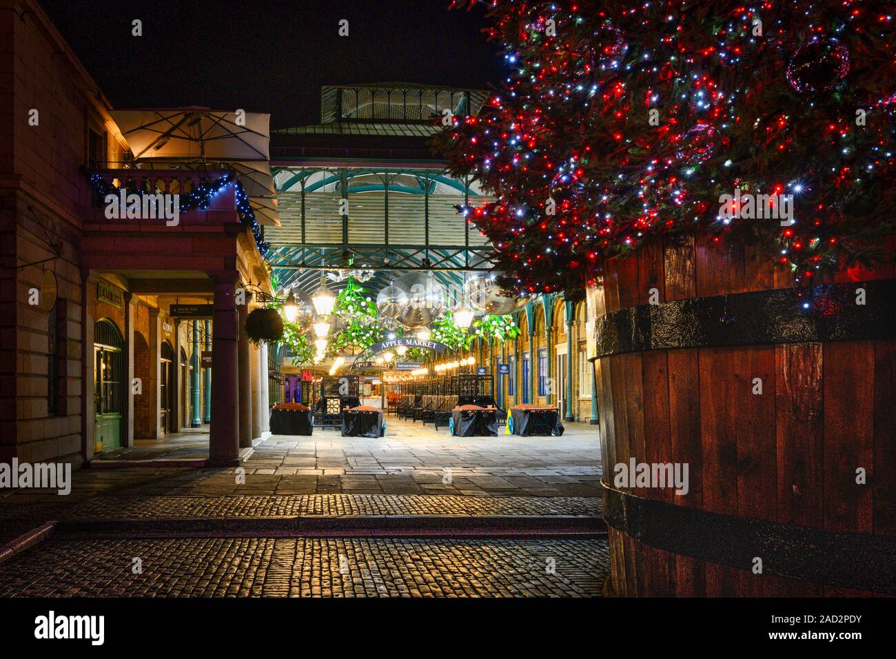Xmas has arrived in Covent Garden. As has the biggest Xmas tree you ...