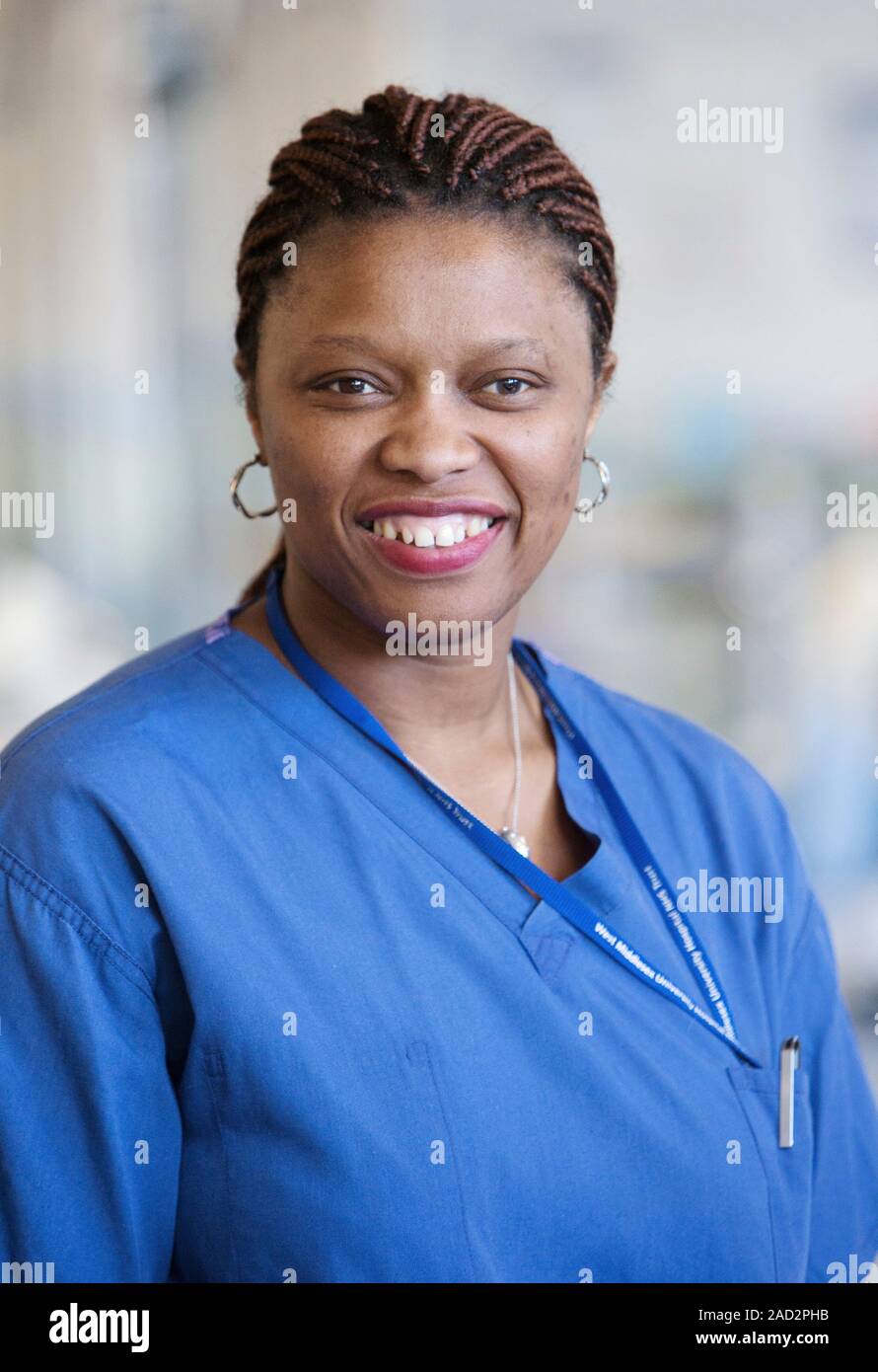 Hospital nurse. Photographed in the UK Stock Photo - Alamy