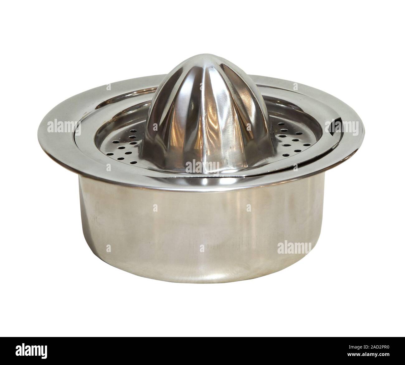 Metal citrus squeezer isolated with clipping path included Stock Photo ...