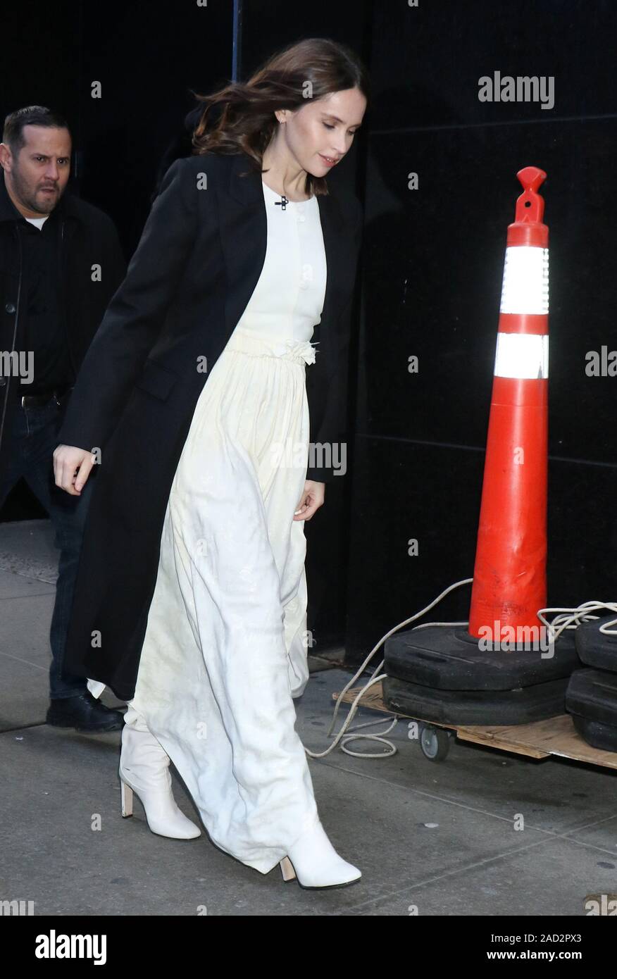 New York, NY, USA. 3rd Dec, 2019. Felicity Jones seen at Good Morning ...