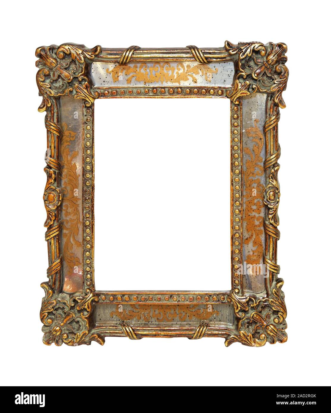 Antique decorative frame isolated with clipping path included Stock ...