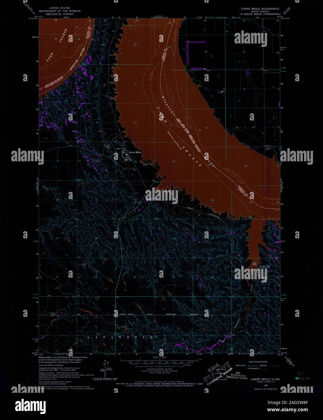 Map of brule hi-res stock photography and images - Alamy
