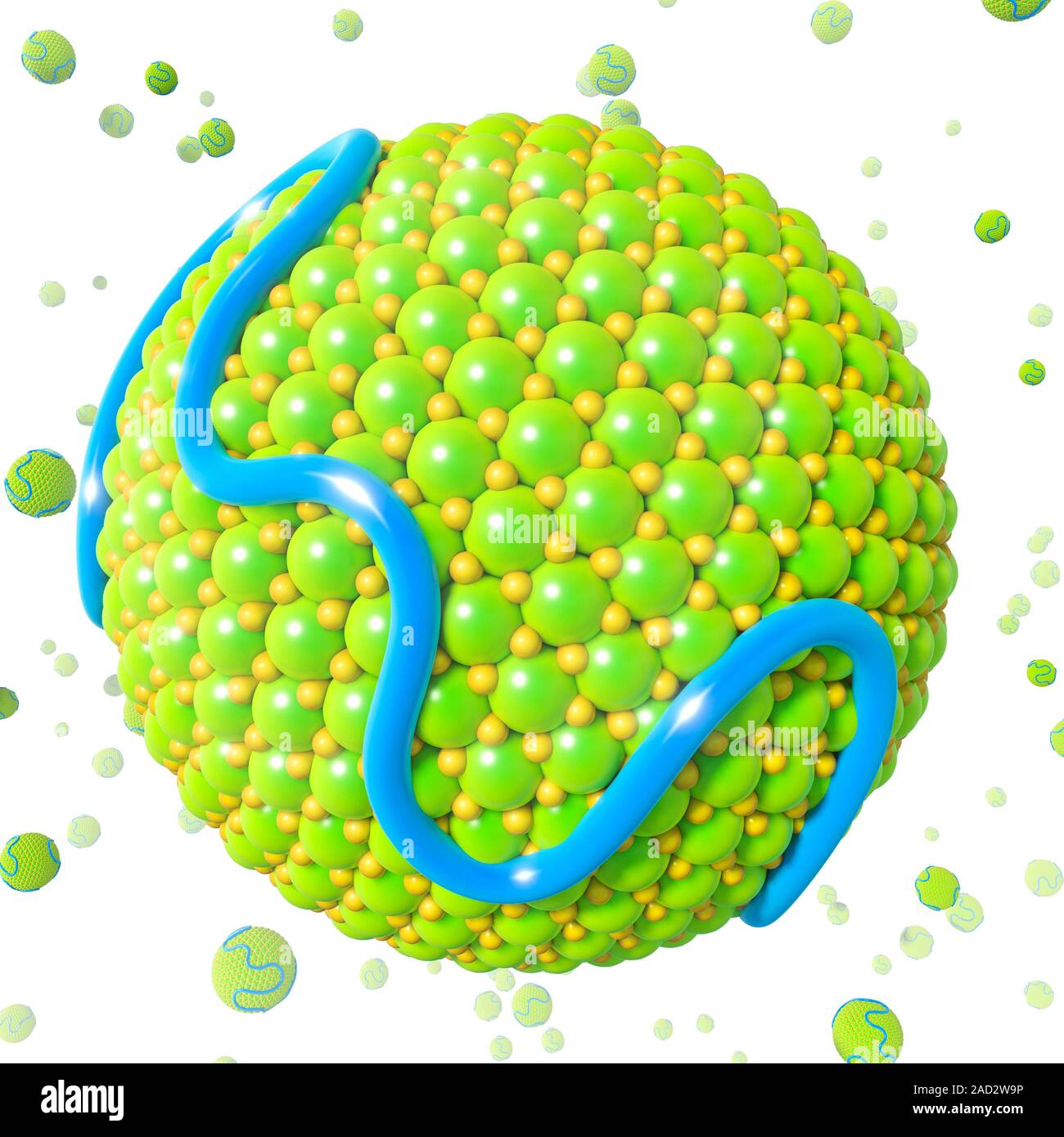 Low-density lipoprotein. Computer illustration of low-density ...
