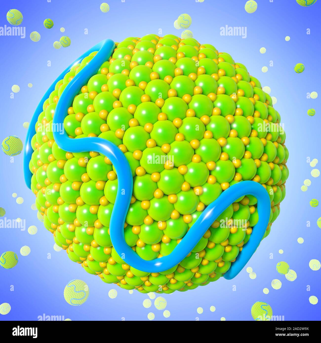 Low-density lipoprotein. Computer illustration of low-density ...